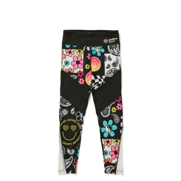 Justice Sport | Bottoms | Justice Sport Girls Mesh Ankle Legging | Poshmark